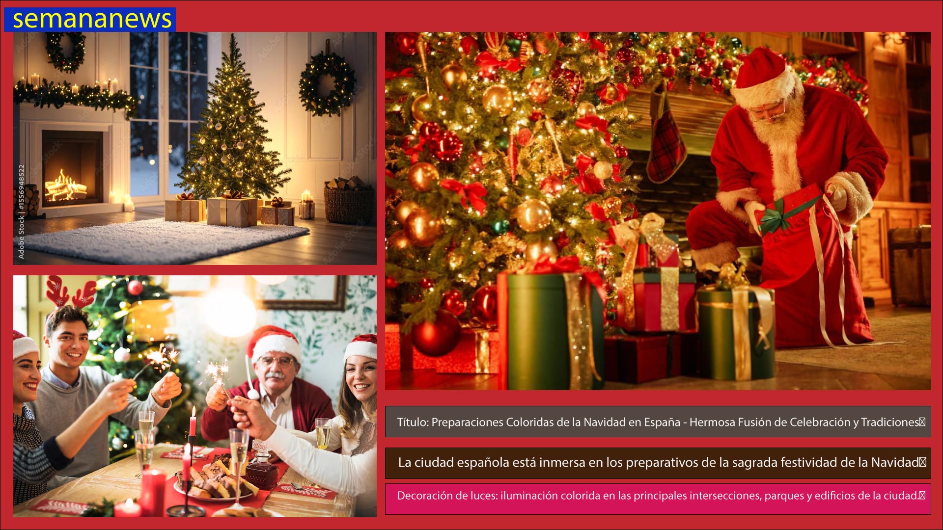 Título: Preparaciones Coloridas de la Navidad en España - Hermosa ...